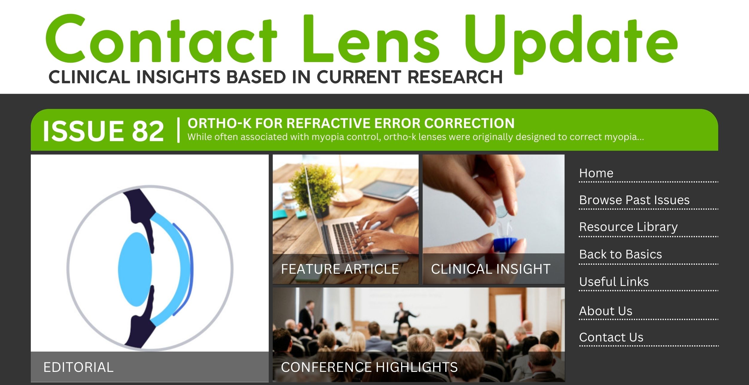 Ortho-K Offers Significant Advantages Beyond Myopia Control, According to New Publication from ...